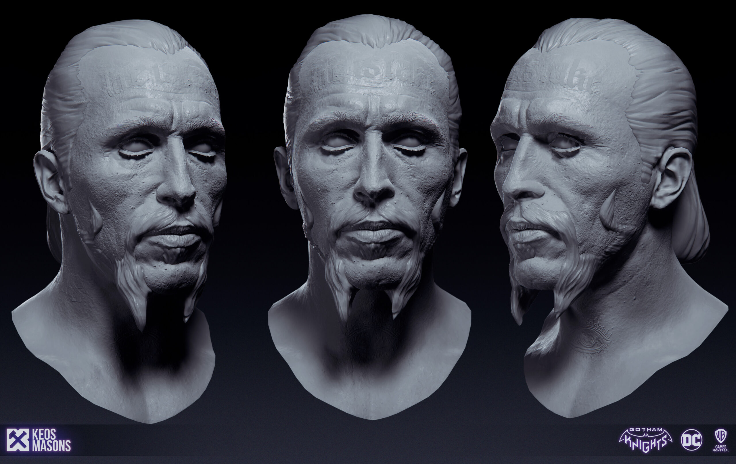 NPC Heads Male - Keos Masons